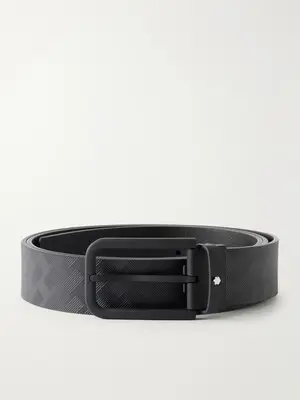 Montblanc 35mm Leather Belt - Black