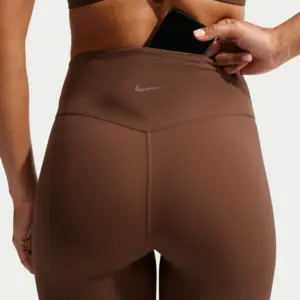 Nike Zenvy High-waisted Full-length Leggings - Brown
