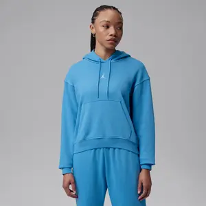 JORDAN Sport Crossover Dri-fit Fleece Hoodie - Blue