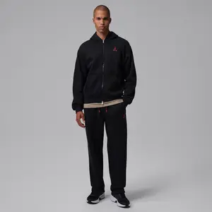 JORDAN Brooklyn Statement Fleece Open-hem Pants