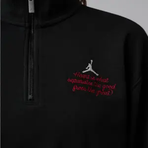 JORDAN Brooklyn Fleece Cropped 1/4-zip Top