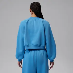 JORDAN Brooklyn Fleece Cropped Crew-neck Sweatshirt
