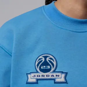 JORDAN Brooklyn Fleece Cropped Crew-neck Sweatshirt
