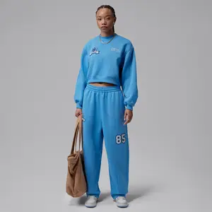 JORDAN Brooklyn Fleece Cropped Crew-neck Sweatshirt