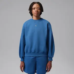 JORDAN Brooklyn Fleece Crew-neck Sweatshirt - Blue