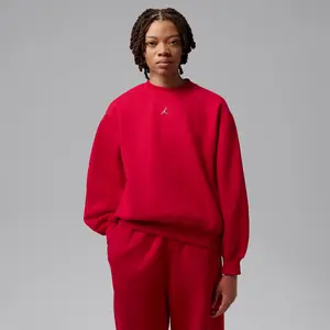 JORDAN Brooklyn Fleece Crew-neck Sweatshirt - Red