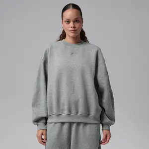 JORDAN Brooklyn Fleece Crew-neck Sweatshirt - Grey