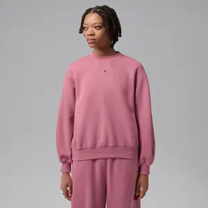 JORDAN Brooklyn Fleece Crew-neck Sweatshirt - Pink