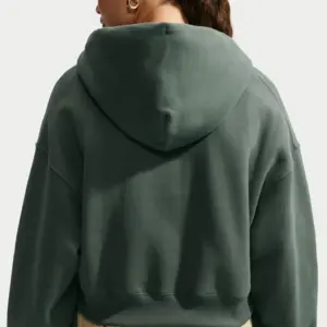 Nike Studio Fleece Oversized Full-zip Cropped Hoodie