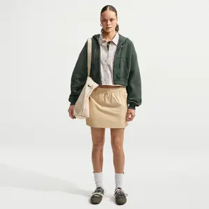 Nike Studio Fleece Oversized Full-zip Cropped Hoodie