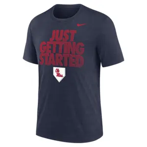 Nike College Short-sleeve Baseball T-shirt - Blue