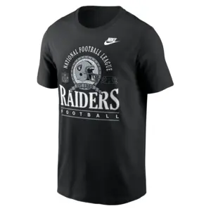 Nike Las Vegas Raiders Rewind Essential Nfl T-shirt - Black