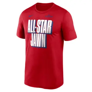 Nike 2026 All-star Game Jawn Lockup Legend Dri-fit Mlb T-shirt - Red
