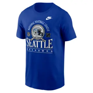 Nike Seattle Seahawks Rewind Essential Nfl T-shirt - Blue