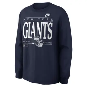 Nike New York Giants Rewind Max90 Nfl Long-sleeve T-shirt - Blue