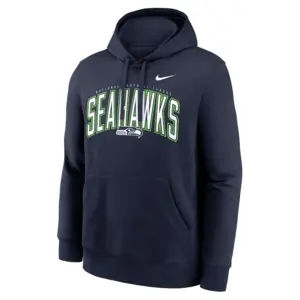 Nike Seattle Seahawks Club Nfl Pullover Hoodie - Blue