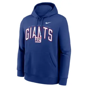 Nike New York Giants Club Nfl Pullover Hoodie - Blue