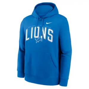 Nike Detroit Lions Club Nfl Pullover Hoodie - Blue