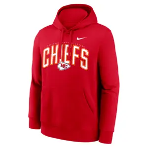 Nike Kansas City Chiefs Club Nfl Pullover Hoodie - Red