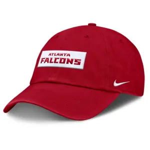 Nike Atlanta Falcons Primetime Club Wordmark Nfl Adjustable Hat - Red