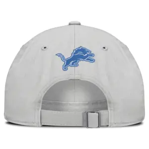 Nike Detroit Lions Primetime Club Arched Nfl Adjustable Hat - Grey