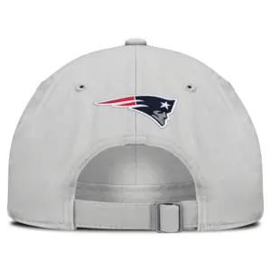 Nike New England Patriots Primetime Club Arched Nfl Adjustable Hat - Grey