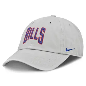 Nike Buffalo Bills Primetime Club Arched Nfl Adjustable Hat - Grey