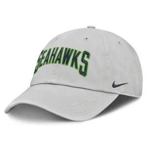 Nike Seattle Seahawks Primetime Club Arched Nfl Adjustable Hat - Grey