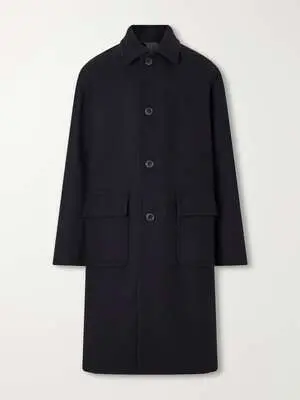 Dries Van Noten Oversized Wool-blend Coat - Black