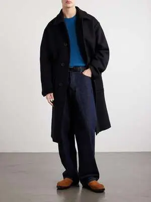 Dries Van Noten Oversized Wool-blend Coat