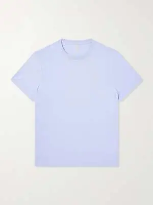 Polo Ralph Lauren Logo-embroidered Cotton-jersey T-shirt - Blue