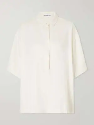 THE FRANKIE SHOP Eda Cady Polo Shirt - Ivory