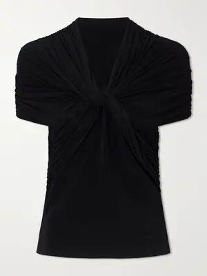 Tove Hadara Stretch-jersey Top - Black