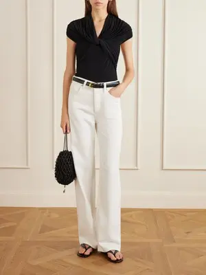 Tove Hadara Stretch-jersey Top - Black