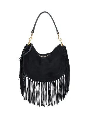 Isabel Marant Étoile Oskan Soft Shoulder Bag - Black
