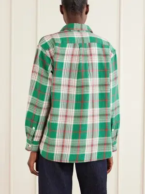 Polo Ralph Lauren Logo-embroidered Checked Cotton-twill Shirt