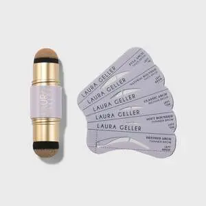 Laura Geller Beauty Root Touch Up Brow Makeup Duo - Medium Brown