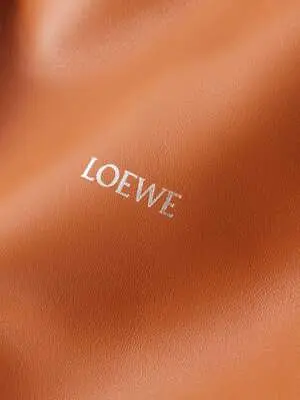 Loewe Flamenco Layers Medium Clutch - Tan