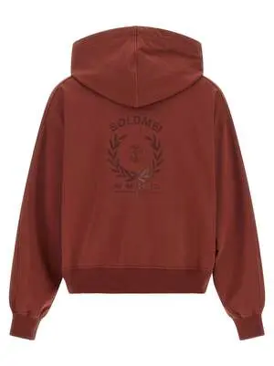 Brunello Cucinelli Textured Stretch Cotton Jersey Hoodie - Multicolor