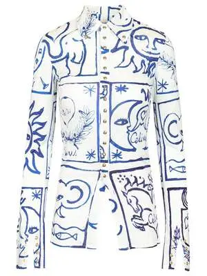 Celine Printed Shirt - Multicolor