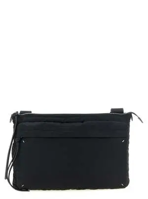 MAISON MARGIELA Zip Computer Bag East West Crossbody Bag - Black