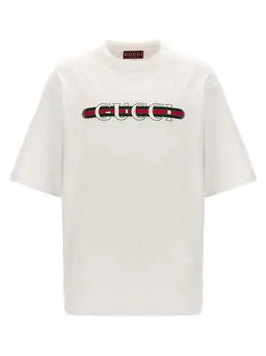 Gucci Web' T-shirt - White