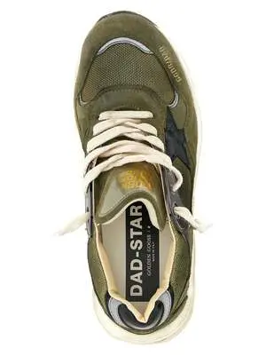 GOLDEN GOOSE Running Dad" Sneakers With Suede And Mesh Upper