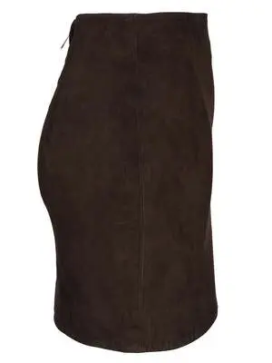 ROTATE BY BIRGER CHRISTENSEN Suede Mini Skirt