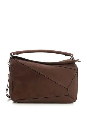 Loewe Large Puzzle Bag - Brown