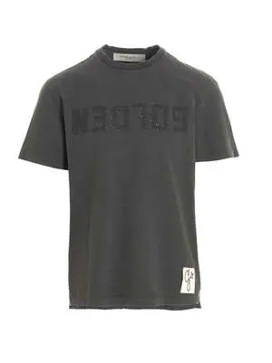 GOLDEN GOOSE Logo T-shirt - Gray