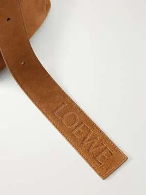 Loewe Loop Large Suede Shoulder Bag