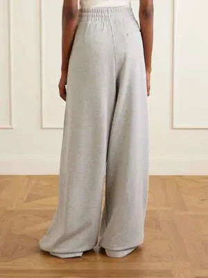 JIL SANDER Cotton-jersey Wide-leg Sweatpants