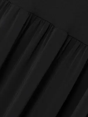 ERES Oda Peau Douce And Stretch-jersey Coverup - Black
