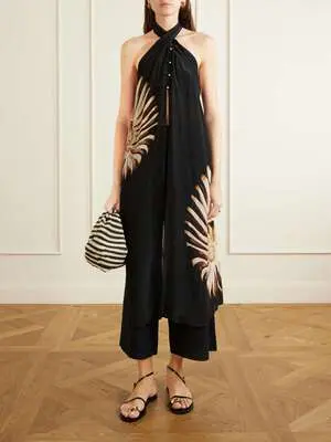 Farm Rio Ammonite Printed Habotai Tunic